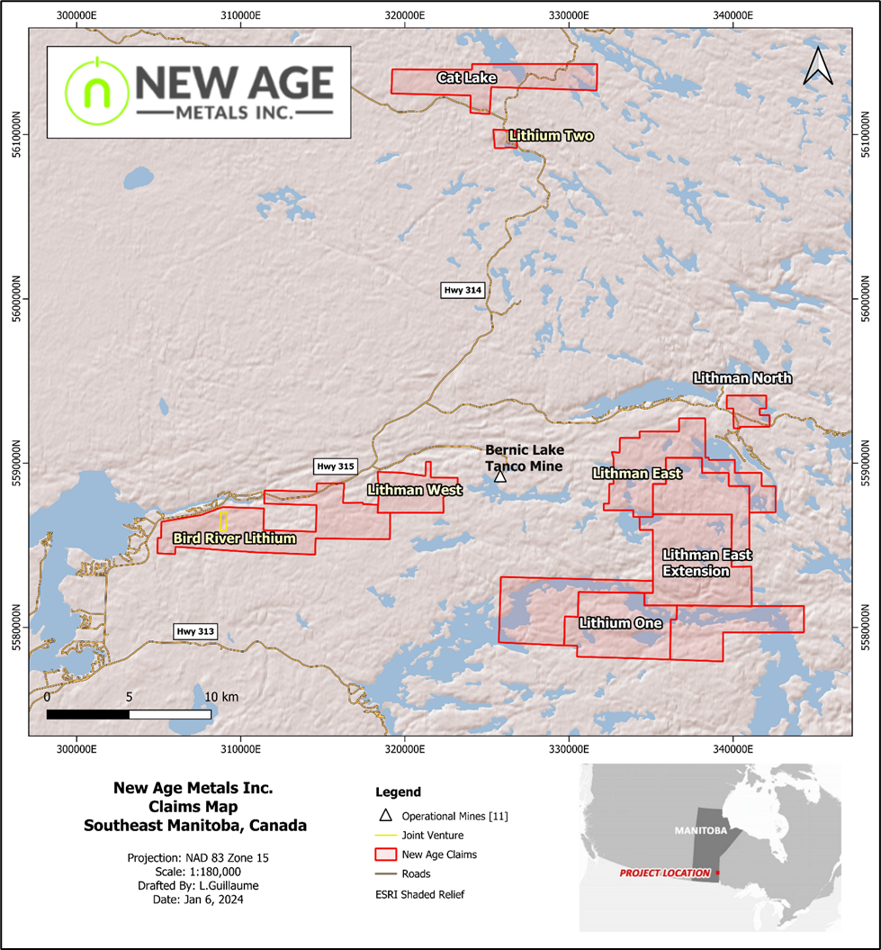 NEW AGE METALS ANNOUNCES COMMENCMENT OF 15,000 METER WINTER DRILLING ...